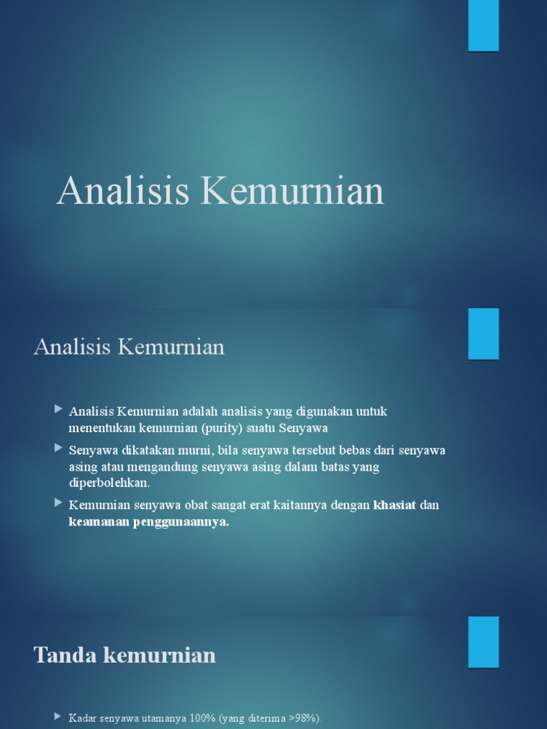 Analisis Kemurnian Senyawa | PDF | Sains & Matematika