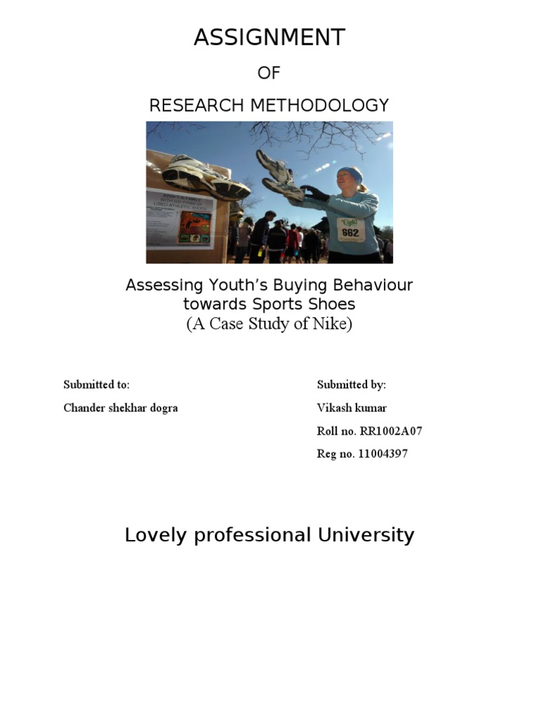 Assignment of Research Methodology | PDF | Adidas | Survey Methodology