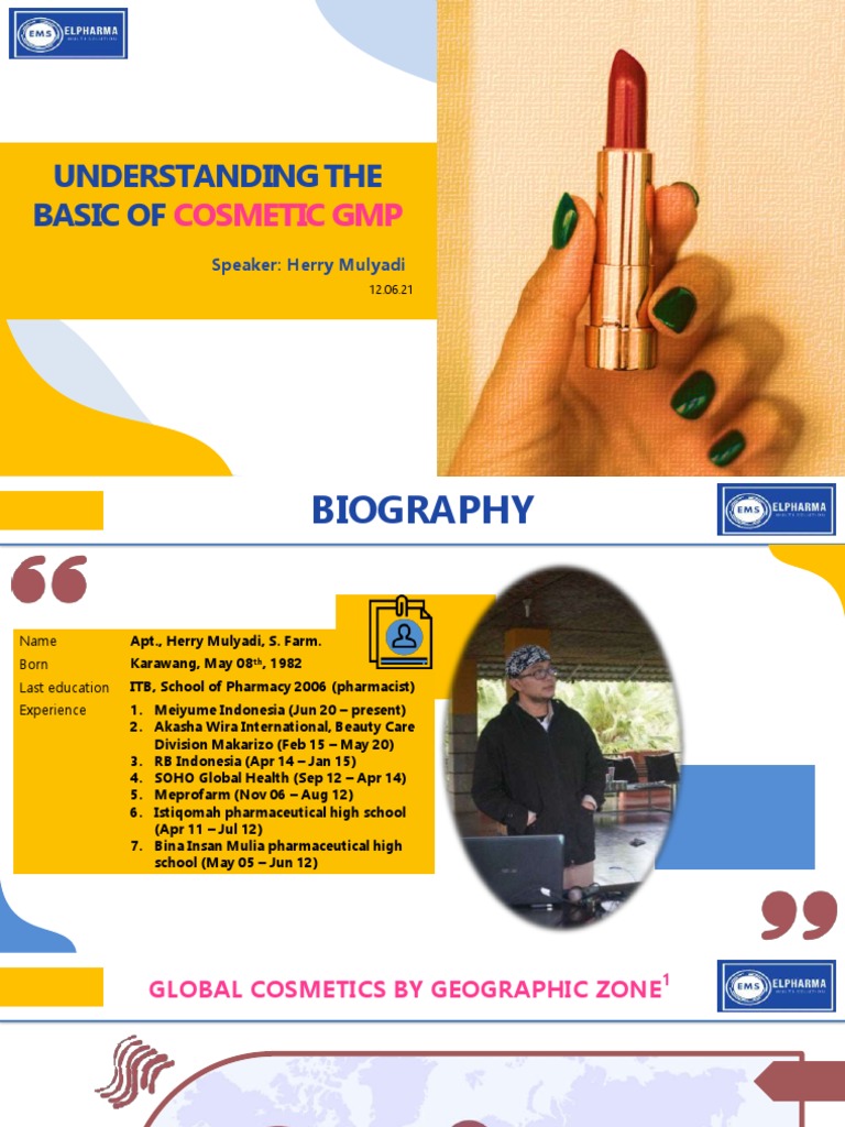 GMP For Cosmetic | PDF