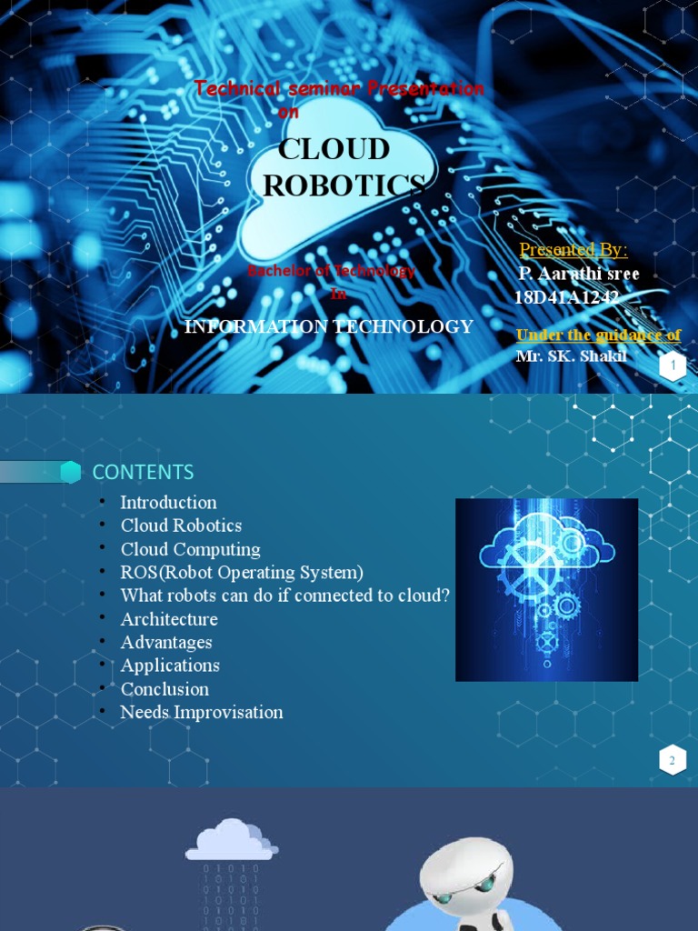Enabling the Future of Robotics: An Introduction to Cloud Robotics ...