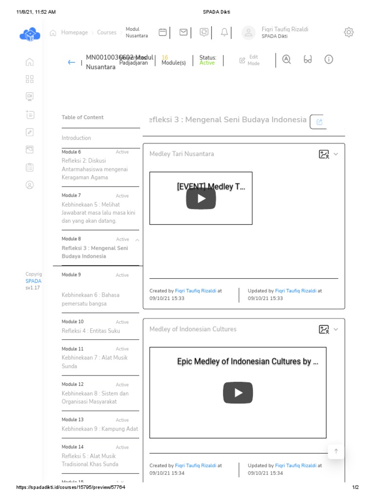 Refleksi Seni Budaya Indonesia | PDF | Indonesia | Southeast Asia