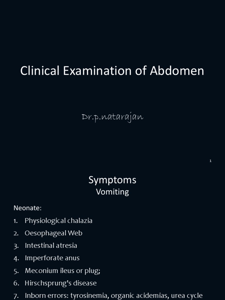 GIT Examination of Abdomen | PDF | Abdomen | Liver