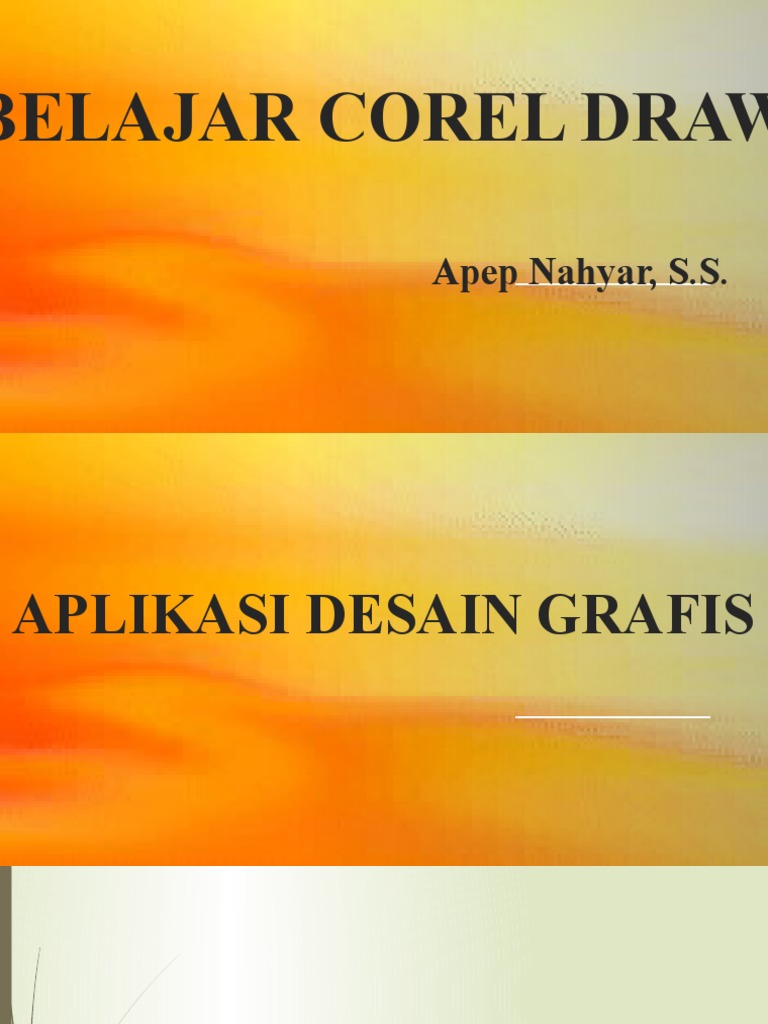 Bagian-Bagian Coreldraw | PDF | Karier & Perkembangan | Seni