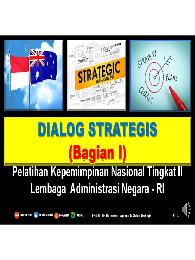 THE STRATEGY DIALOGUE: Conceptualizing Strategic Dialogue in Public ...