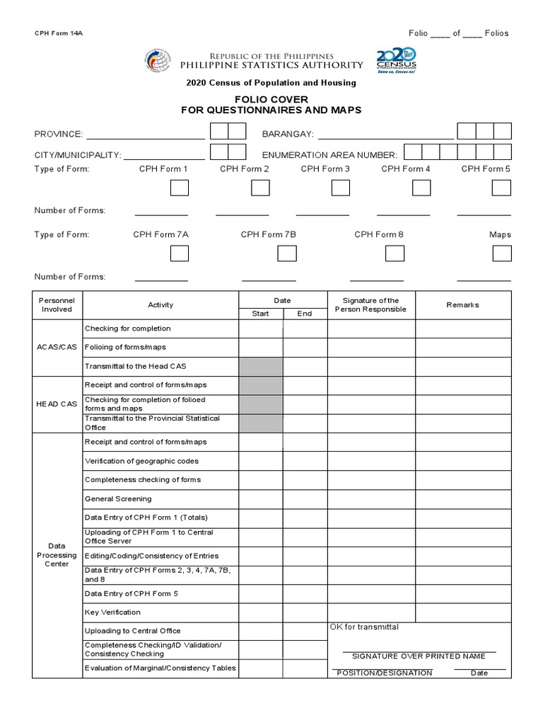 CPH Form 14A Folio Cover (Main Forms) | PDF | Information Technology Management | Computing