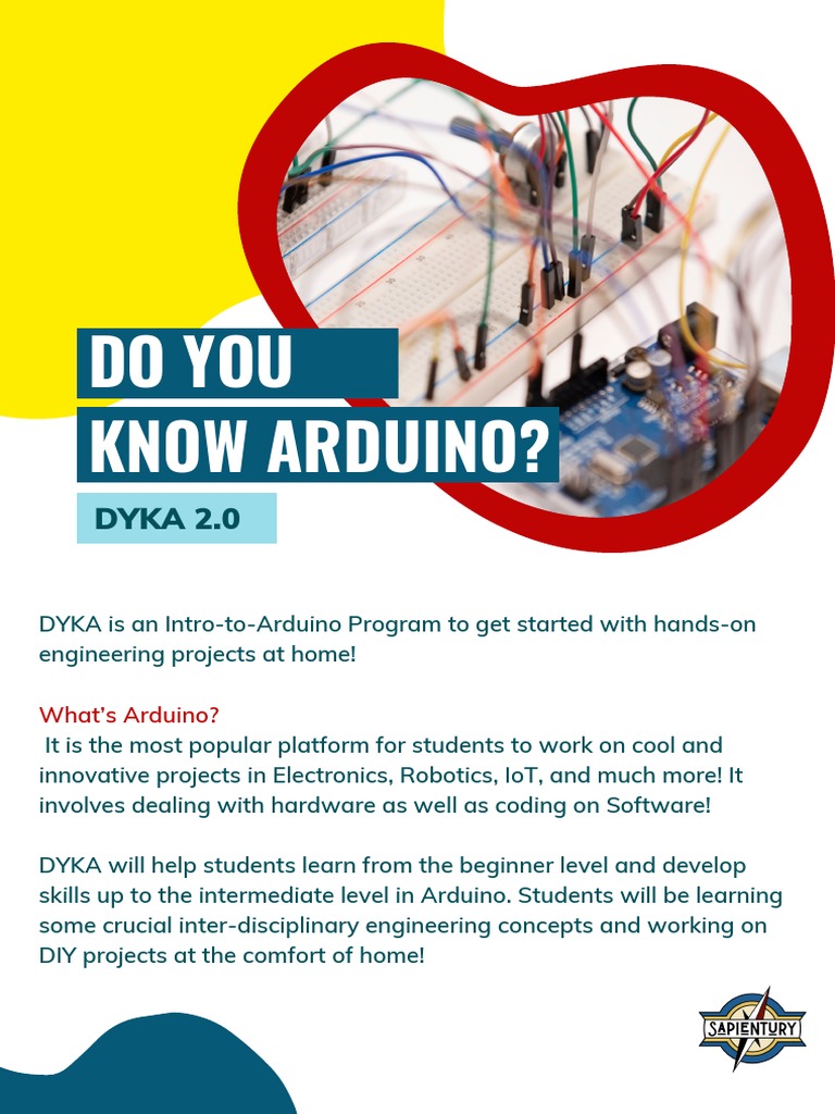 Dyka Program Brochure | PDF | Arduino | Sensor