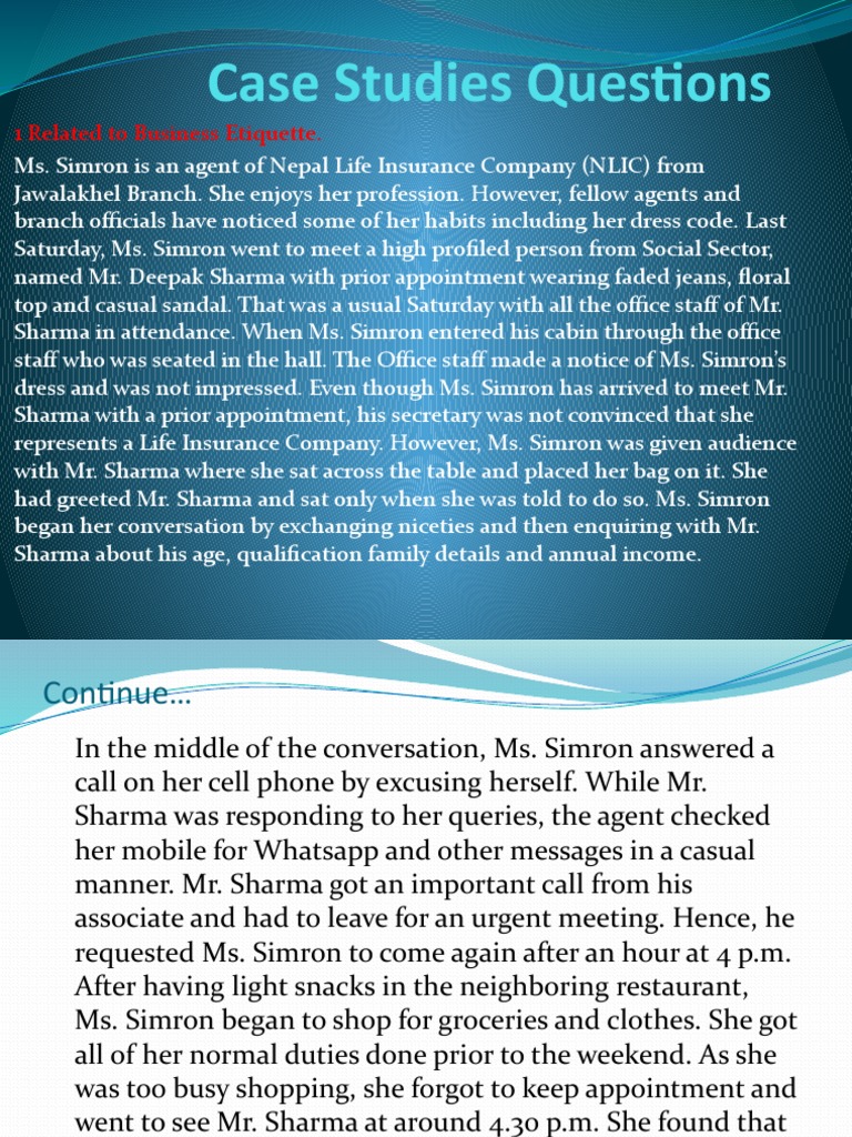 Communication Case Study Questions | PDF | Social Media | Popular ...