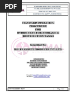 Pre-Hydrotest Check List-Format | PDF