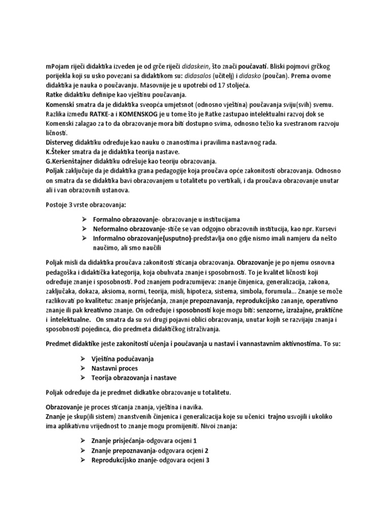 Skripta I Parcijala | PDF