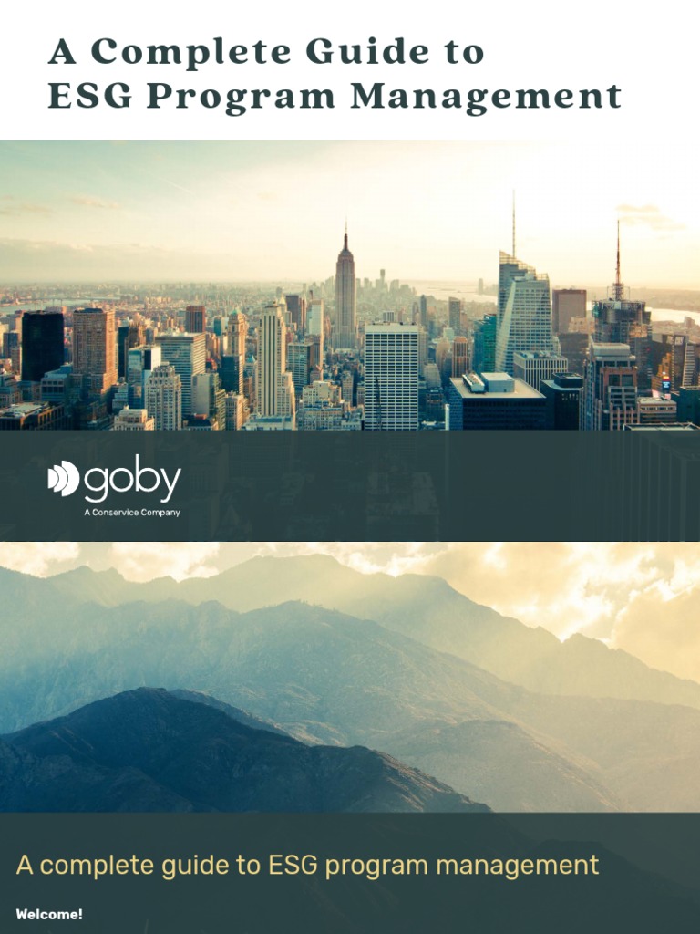 A Complete Guide To ESG Program Management | PDF | Sustainability ...