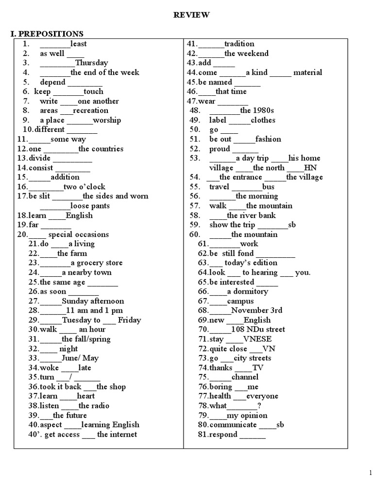 Prepositions and Sentence Rewrites Guide | PDF | Art