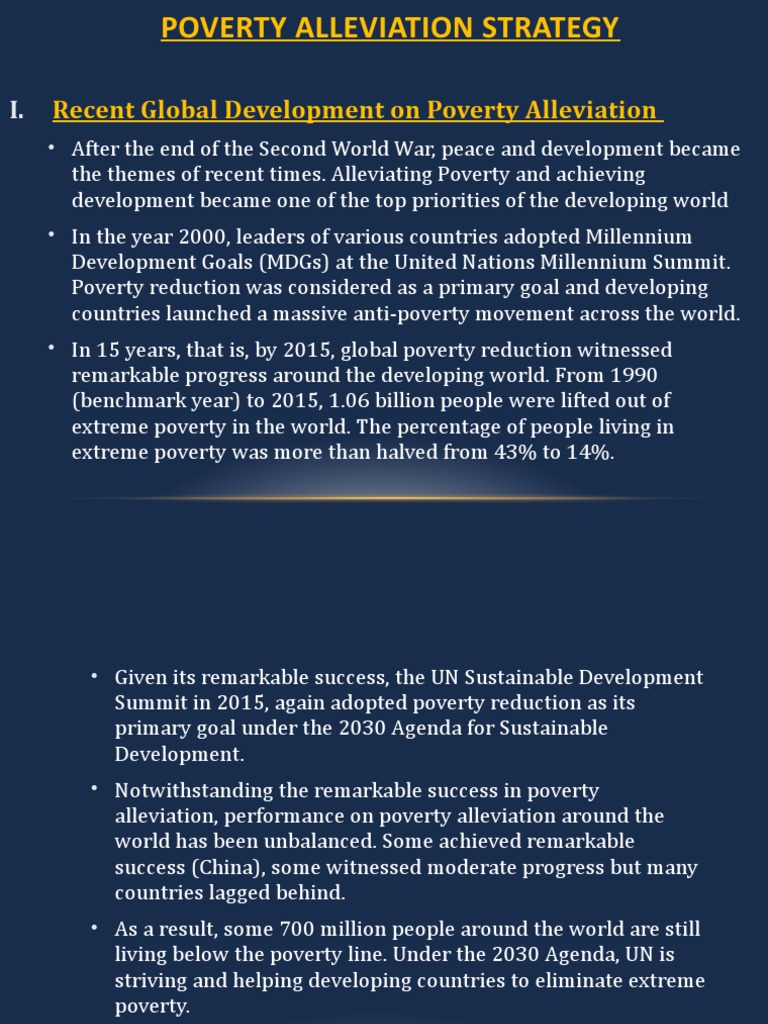 Poverty Alleviation Strategy - 2019 | Download Free PDF | Poverty ...