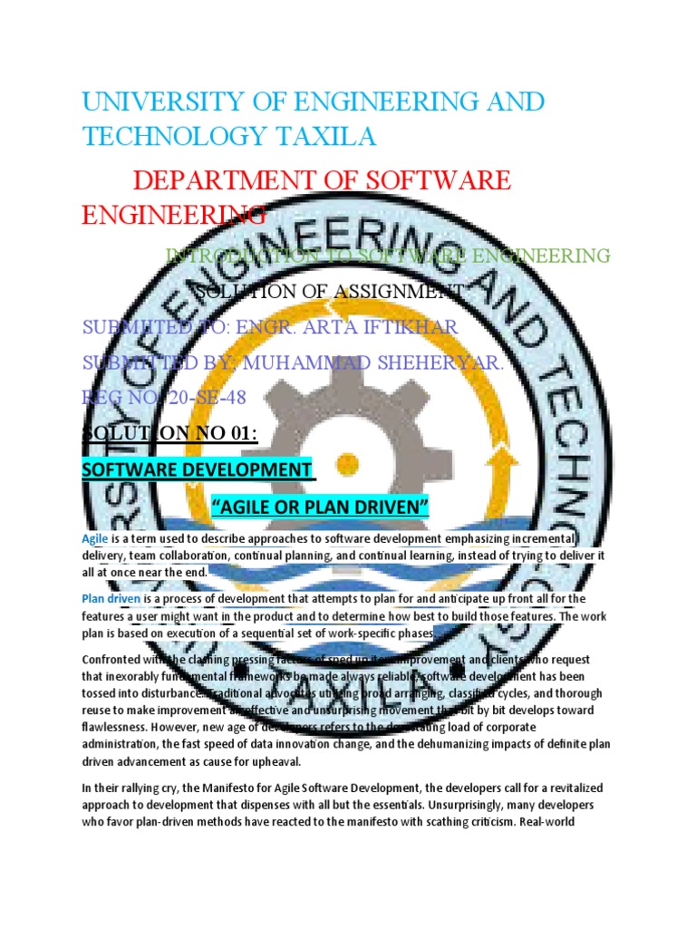 20-Se-48 Itse Assignment Soln | PDF | Scrum (Software Development) | Agile Software Development