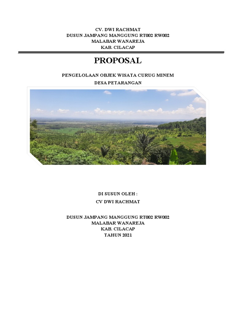 Proposal Curug Minem | PDF