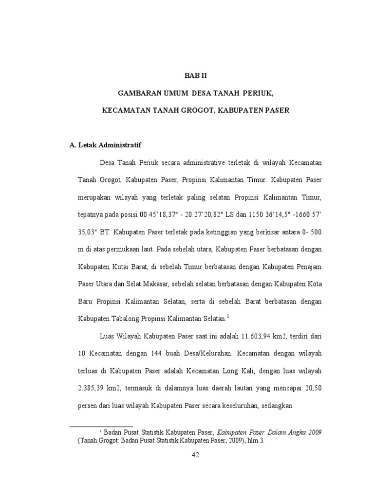 Desa Tanah Periuk: Letak & Geografi | PDF | Teknologi & Rekayasa