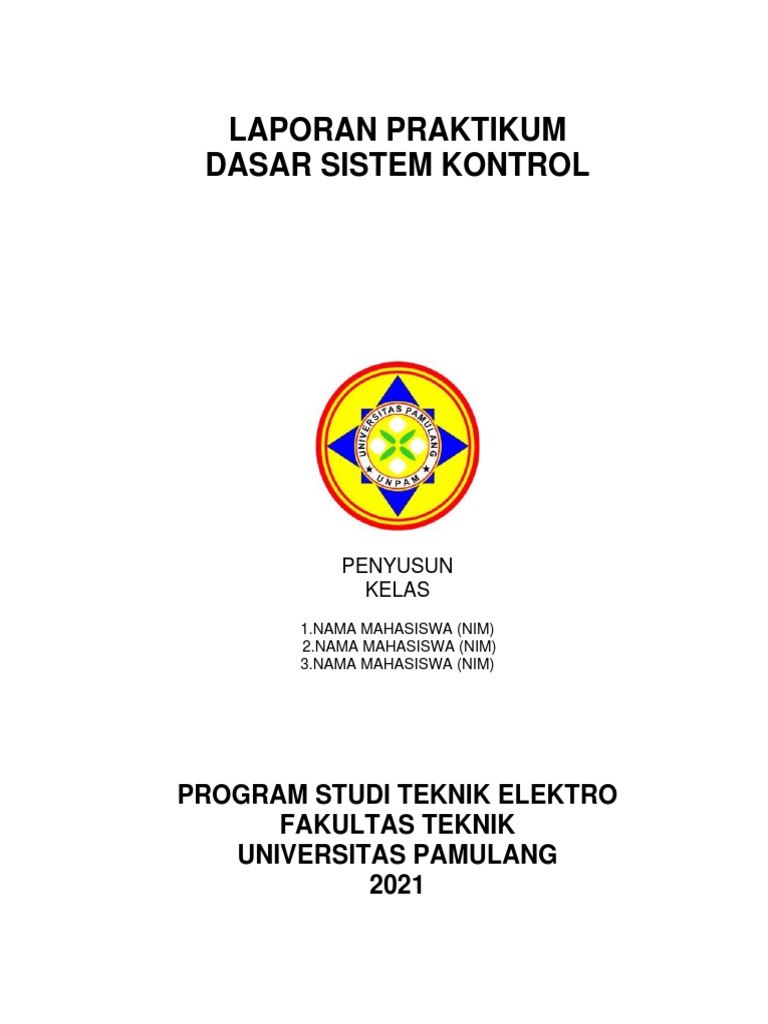 Format Laporan Praktikum Sistem Kontrol | PDF