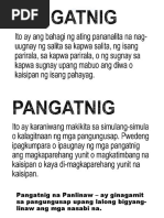Fil 5 - Palipat o Katawanin 1 | PDF