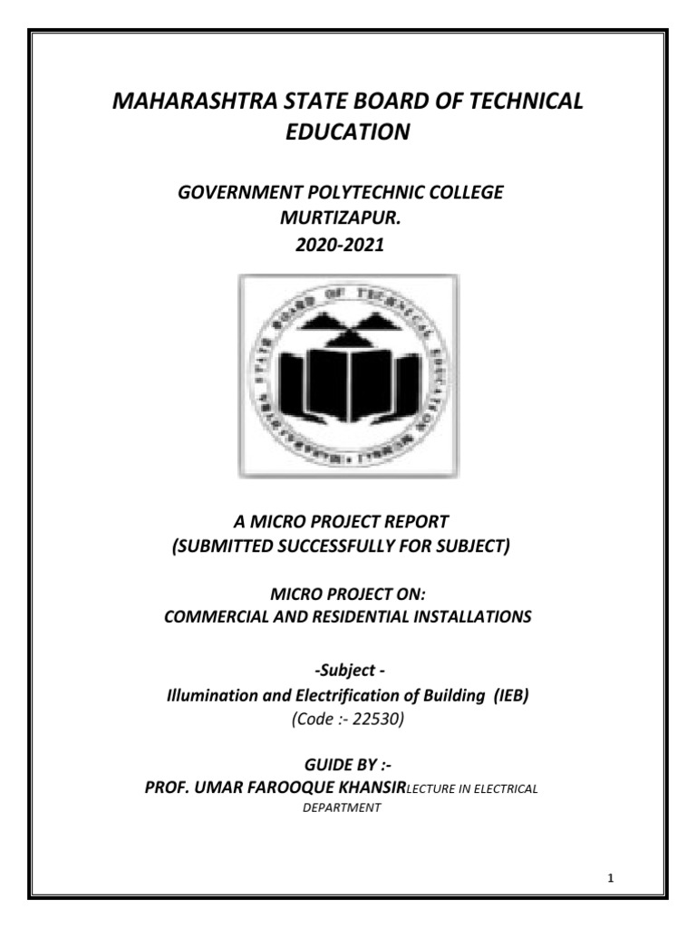 Maharashtra State Board of Technical Education: Government Polytechnic ...