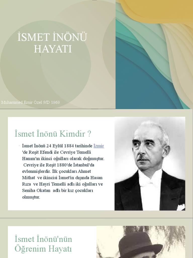 İsmet İnönü Hayatı | PDF