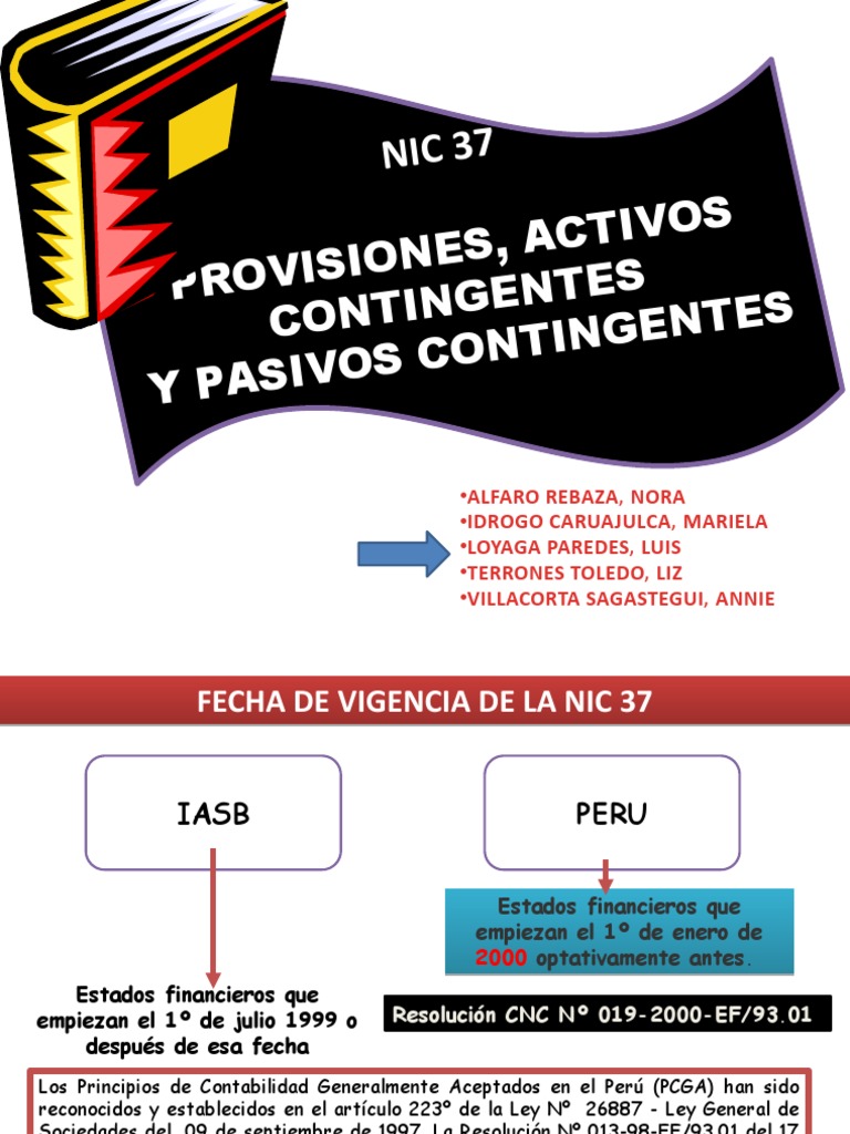 Nic 37 | PDF | Gobierno | normas internacionales de INFORMACION FINANCIERA