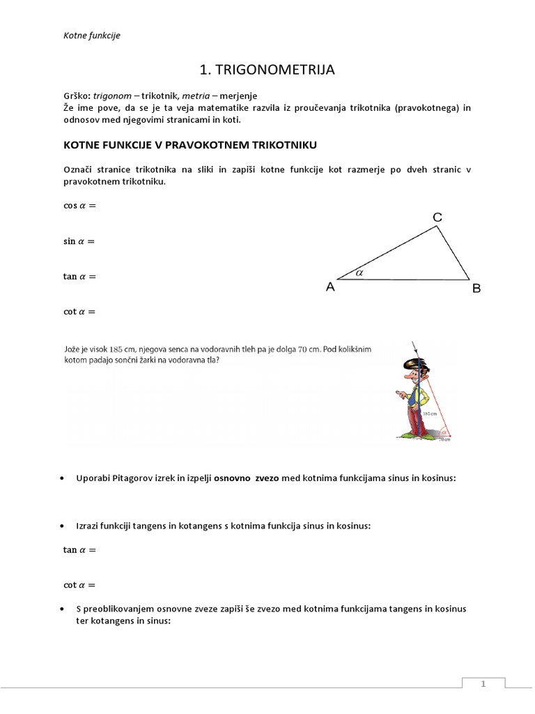 Trigonometrija | PDF