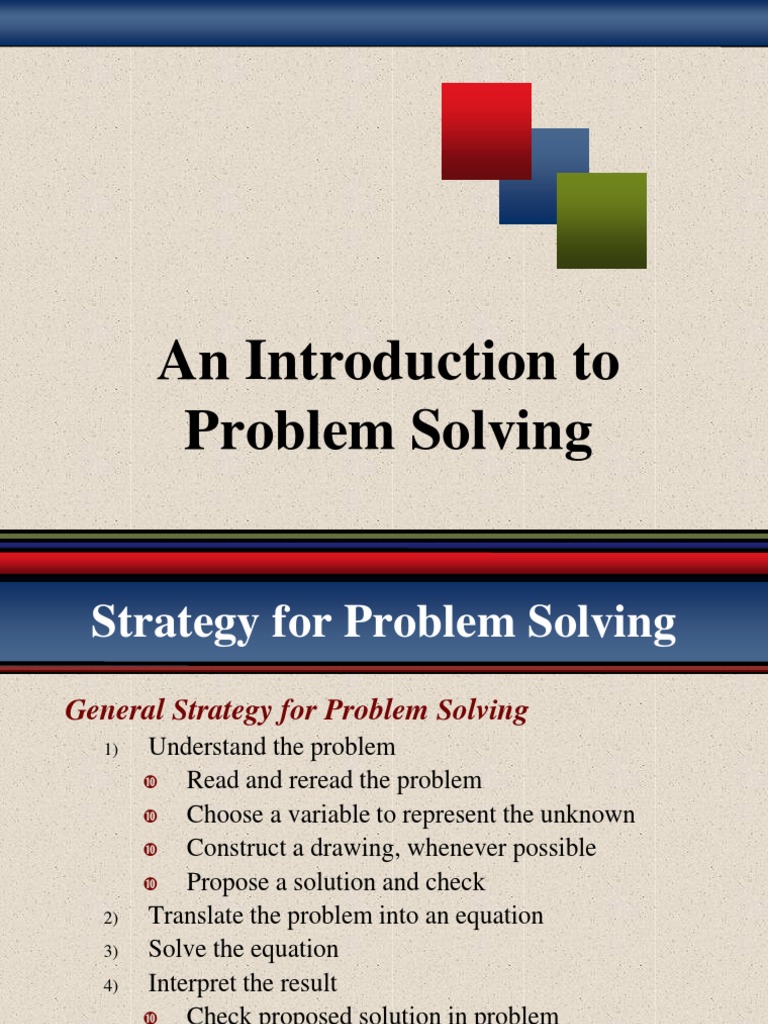 Problem Solving (Part 1) | PDF | Equations | Ratio