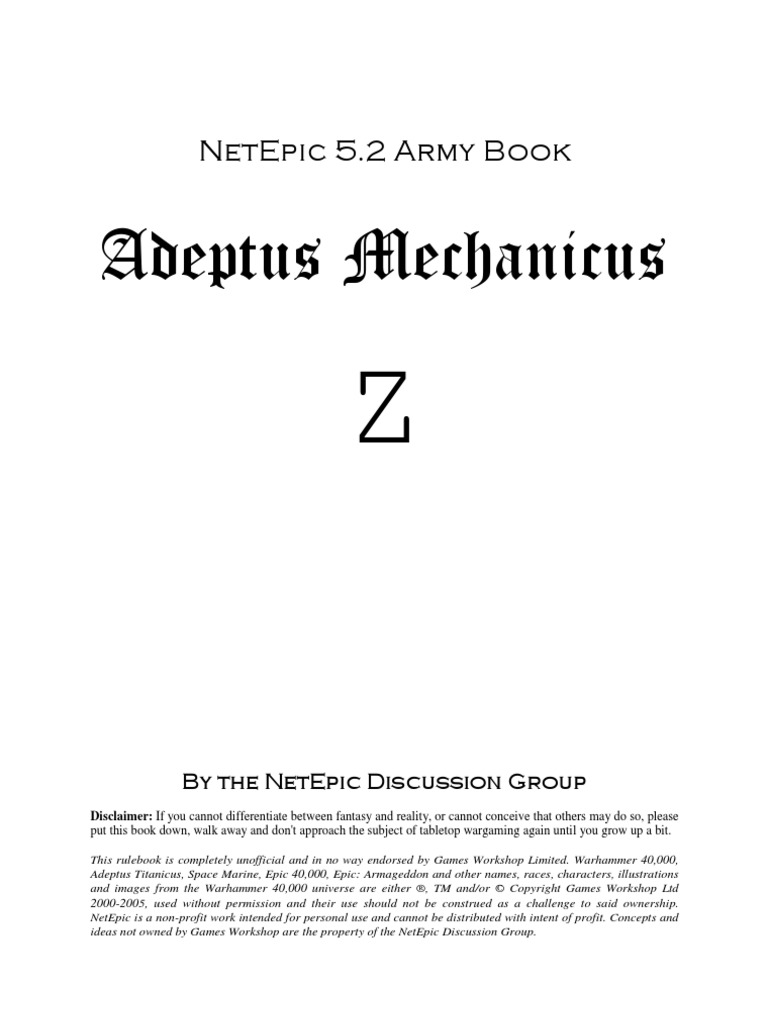 Adeptus Mechanic Us Army Book v5K Final | PDF | Artillery Battery ...