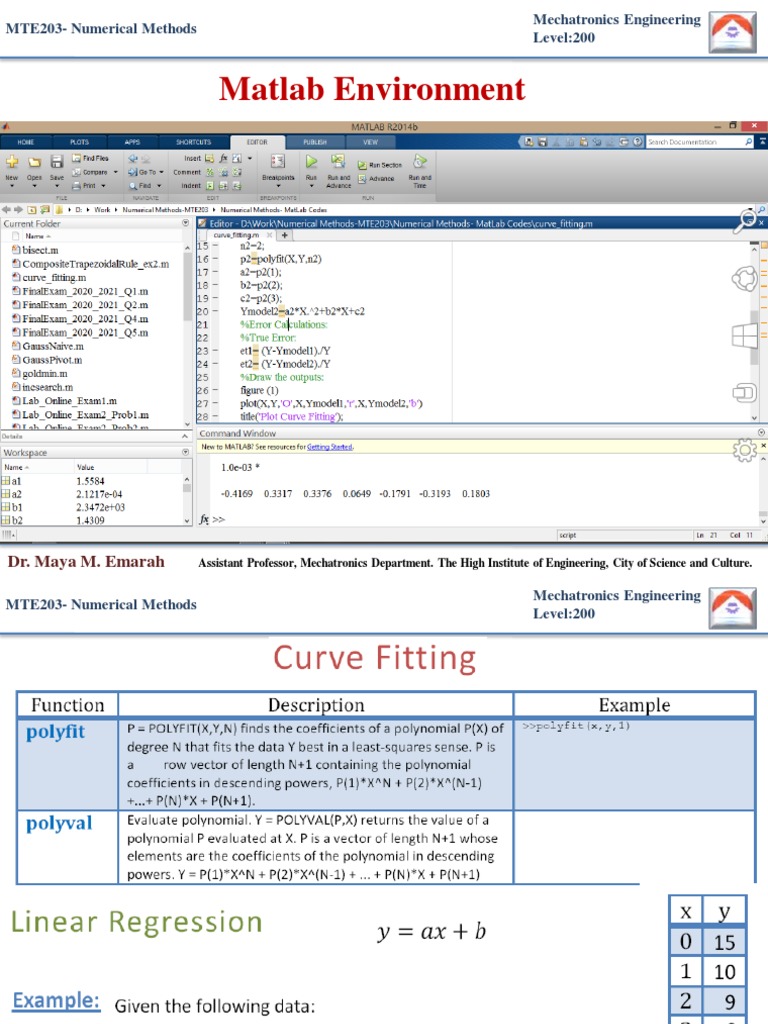 Matlab Introduction Numerical Methods Pdf Algorithms Theoretical Computer Science