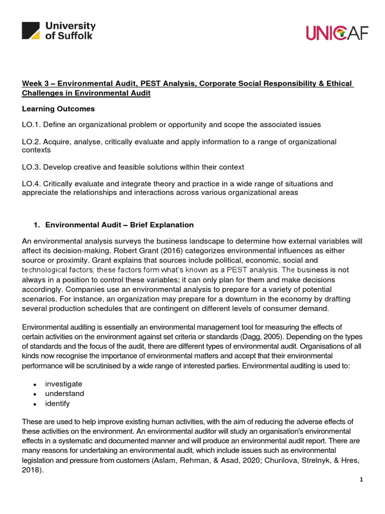 Topic Overview - Environmental Audit, Corporate Social Responsibility ...