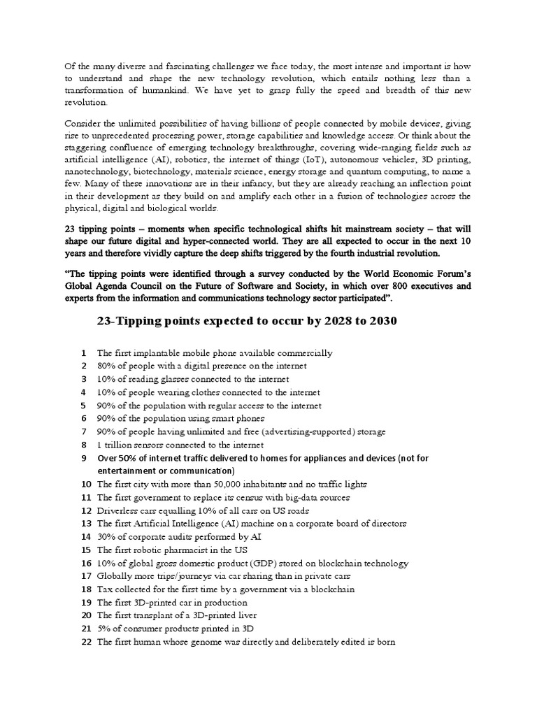 23 Tipping Point | PDF | 3 D Printing | Automation