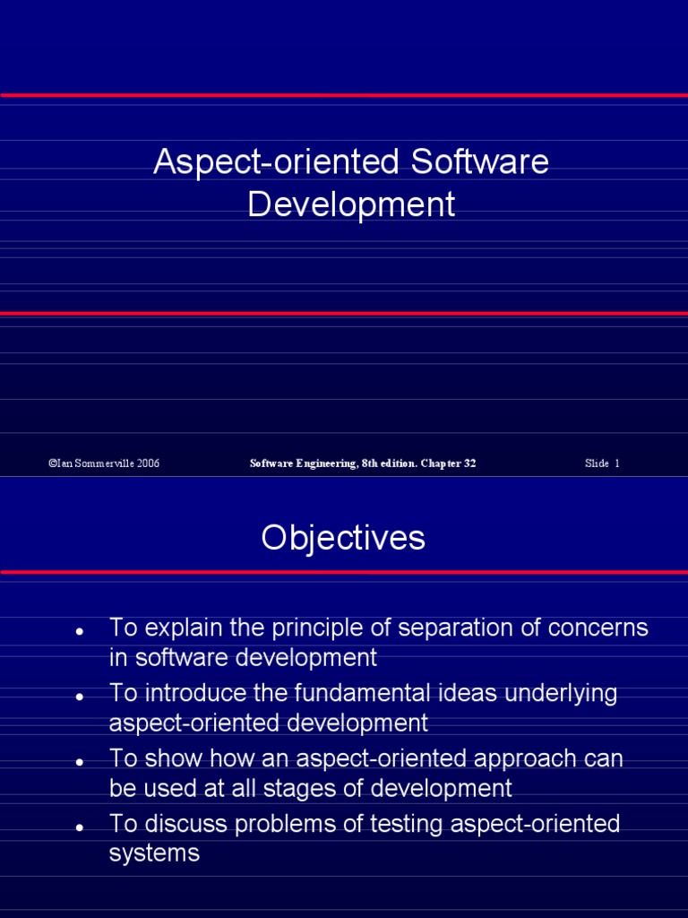 Aspect Oriented Architecture | PDF | Software Development | Software ...