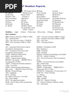 METAR in TAF Decoding | PDF | Meteorology | Sky