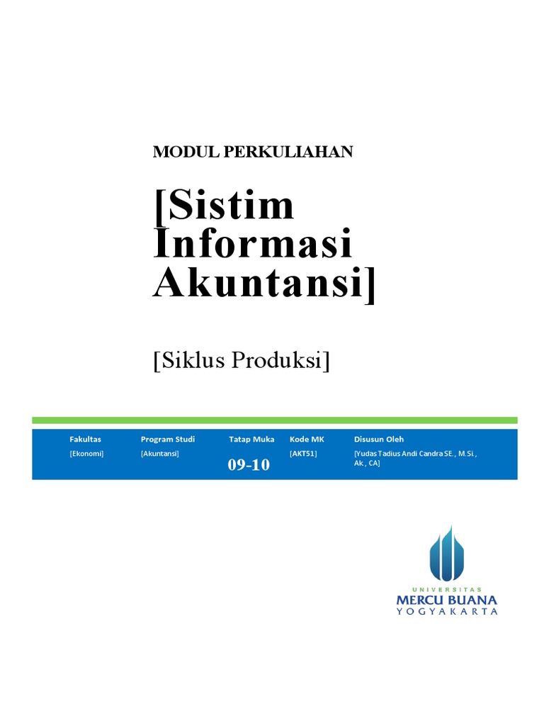 Modul Sia 09-10 Production Cycle | PDF