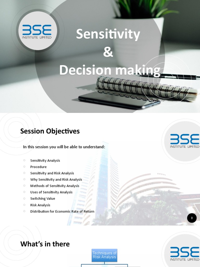 Risk Analysis Sensitivity | PDF | Sensitivity Analysis | Risk