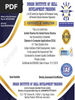 Fullstack Developer Internship Completion Certificate | PDF