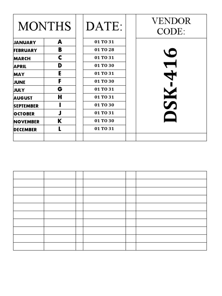 Months Date:: Vendor Code | PDF | Travel