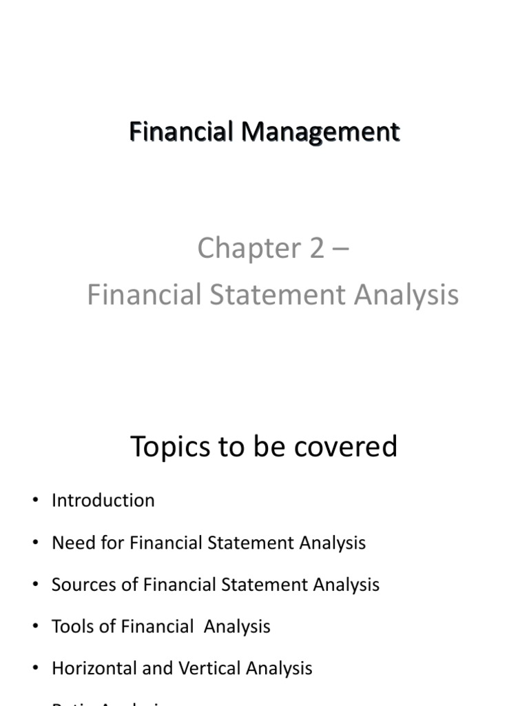 Financial Management: Chapter 2 - Financial Statement Analysis | PDF | Price–Earnings Ratio ...
