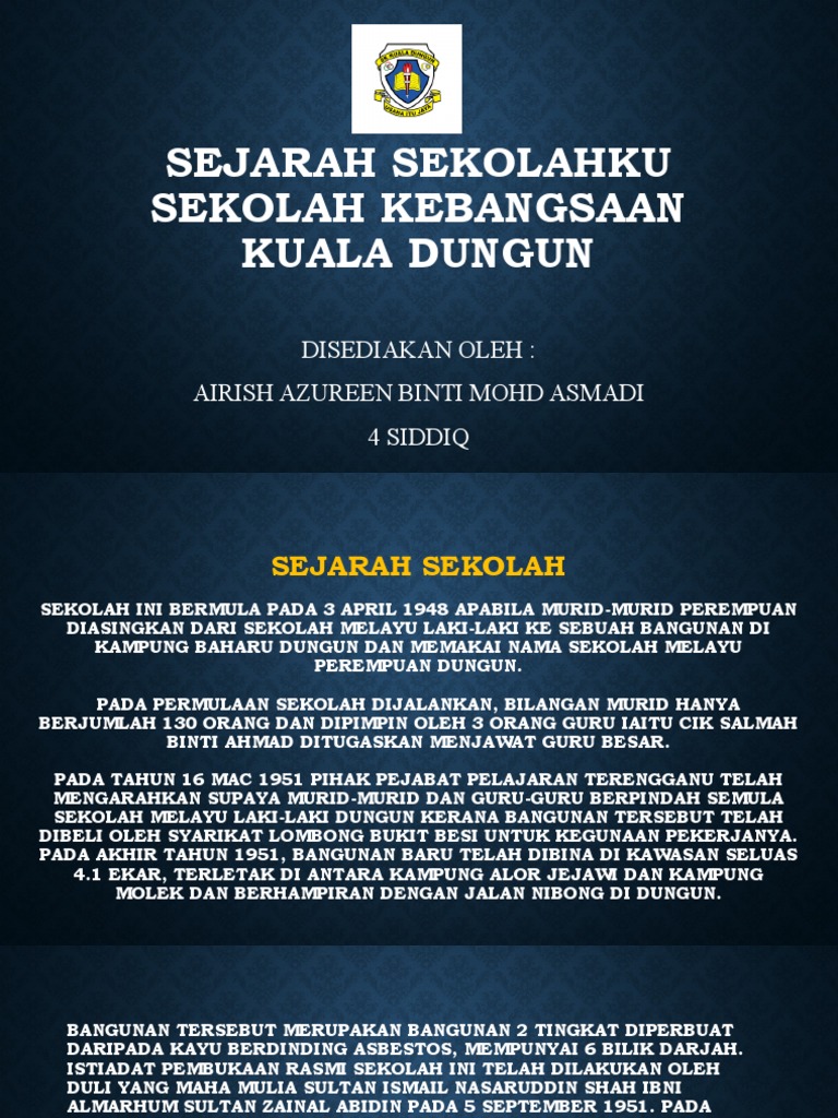 Sejarah Sekolahku | PDF