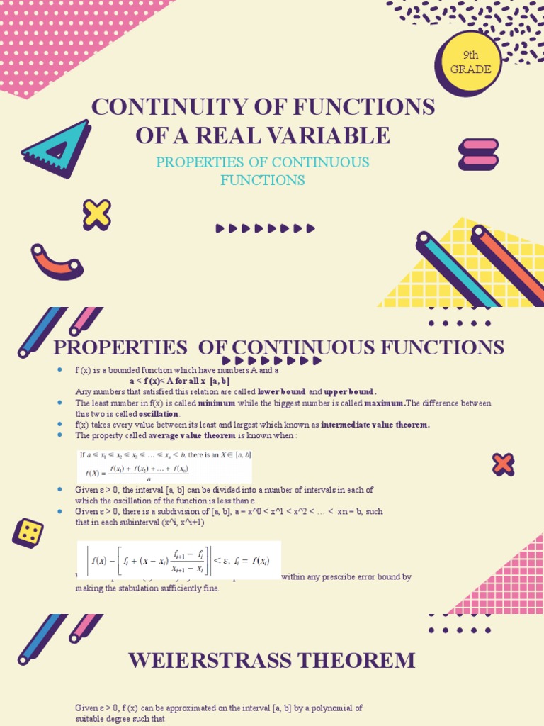 7.9.1 Properties of Continuous Functions | PDF | Maxima And Minima | Function (Mathematics)