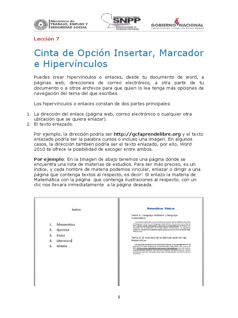 Lección 7 | Descargar gratis PDF | Hipervínculo | Red mundial