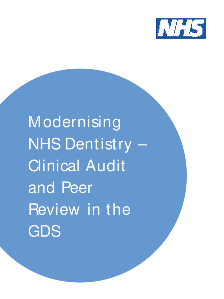 Clinical Audit in NHS | Dentistry | Health Care