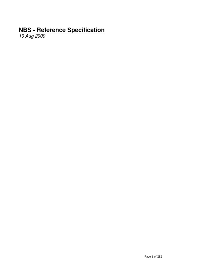 NBS Reference Specification | PDF | Demolition | Construction Aggregate