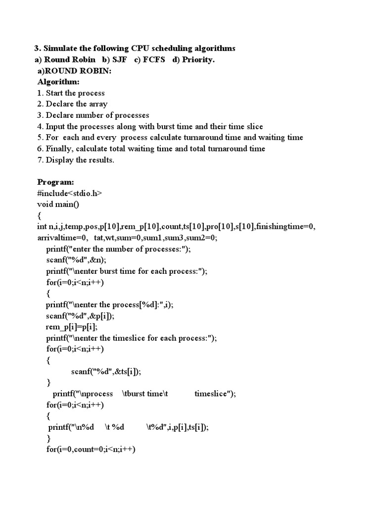 Os Lab Programs | PDF | Software Engineering | Computer Standards