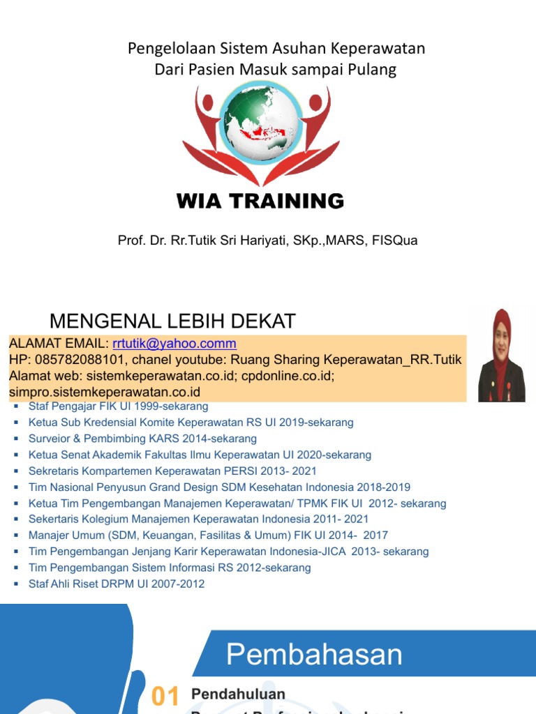 1 Pengelolaan Sistem Asuhan Keperawatan Peran Ppja Dari Pasien Masuk SD Pulang Des 2021 1467 ...