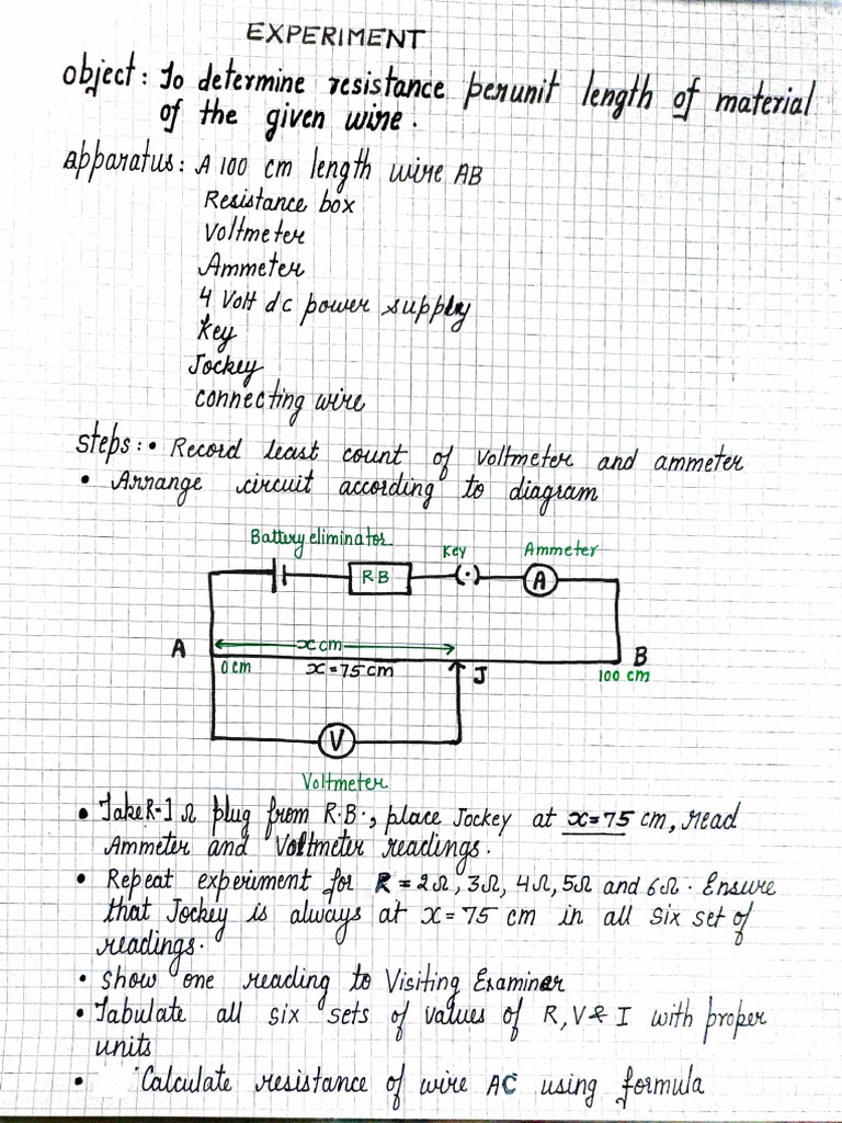 Resistance Per Unit Length Without Graph | PDF | Electronics ...