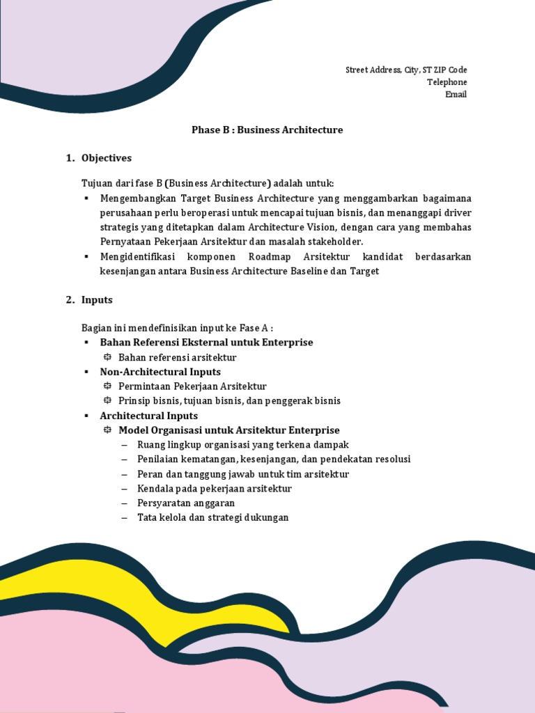 ADM Business Architecture | PDF