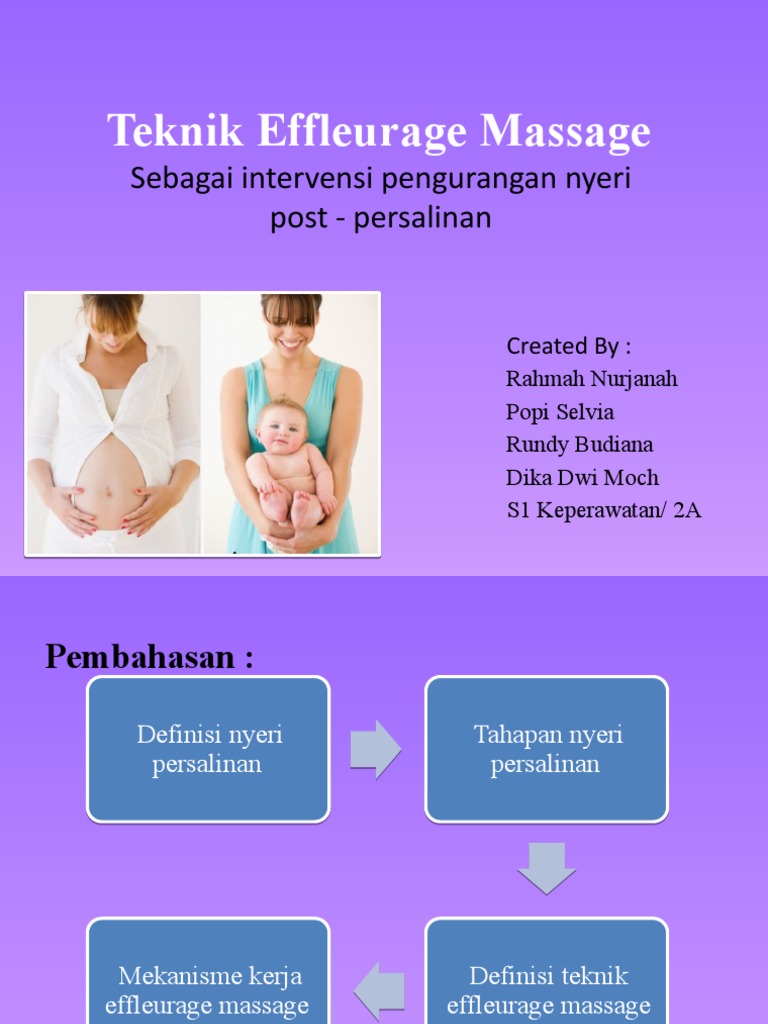 Teknik Effleurage Massage | PDF
