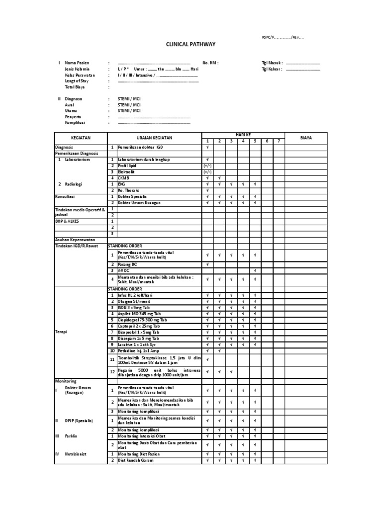 CLINICAL PATHWAY HIL Dan MASTEKTOMI | PDF