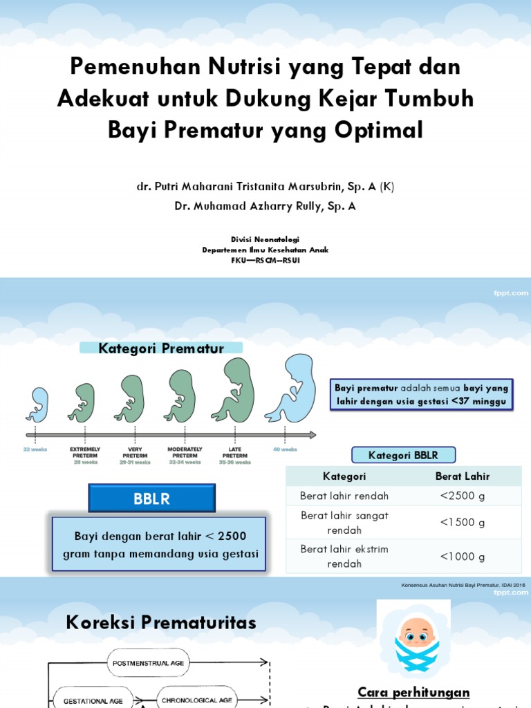 Nutrisi Optimal Bayi Prematur | PDF | Kesehatan Holistik