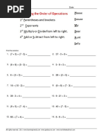 Math Practice: MDAS Worksheet | PDF